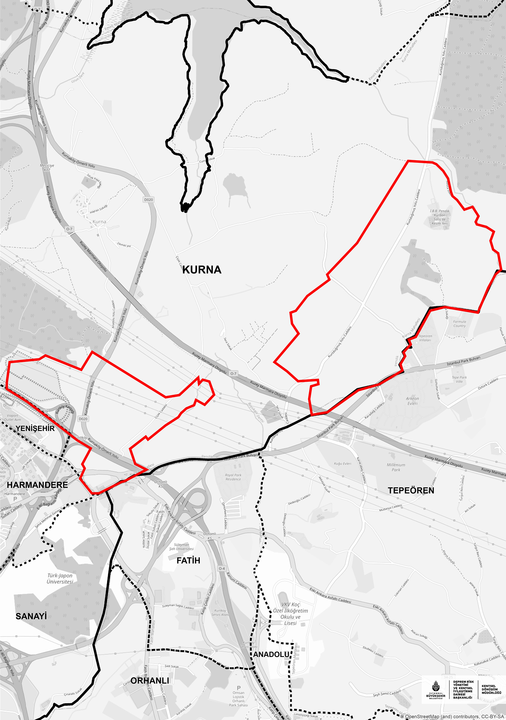 Pendik İlçesi Kurna Mahallesi Özel Proje Alanı - Kentsel Dönüşüm ...